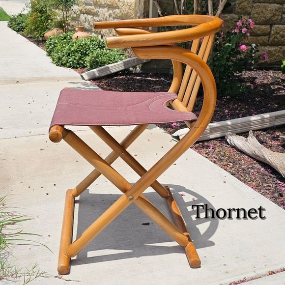 Other | Rare Htf Thonet Style Mid Century Modern Wood Bentwood Folding ...